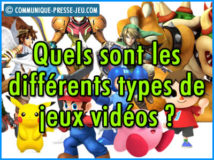 Quels sont les différents types de jeux vidéos (RTS, FPS, F2P, MMORPG ...