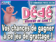 Jeu de grattage Dédé de la FDJ, vos chances et les probabilités de gagner